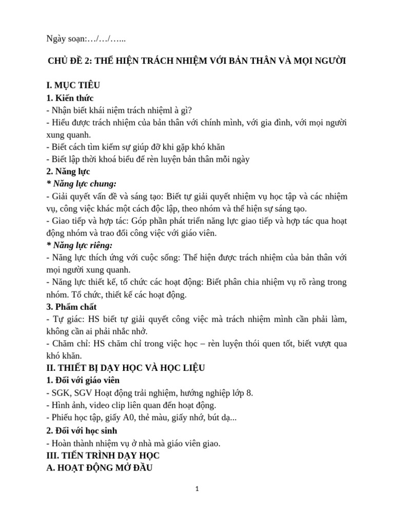 Chu de 2-TNHN8-CTST | PDF