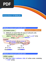 Nomenclature of Aldehydes and Ketones | PDF | Ketone | Carboxylic Acid