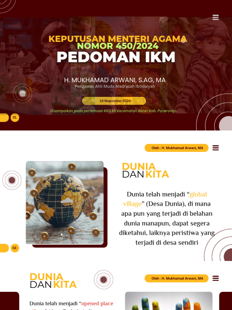 Pedoman KMA 450 Tahun 2024 | PDF