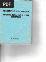 Grade 8 Setswana Exam Questions | PDF
