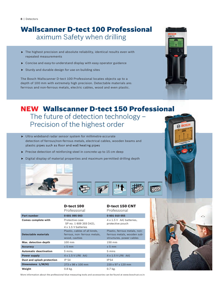 Bosch Rebar Scanner | PDF