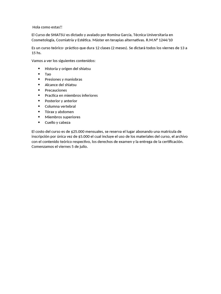 Hola Como Estas | PDF