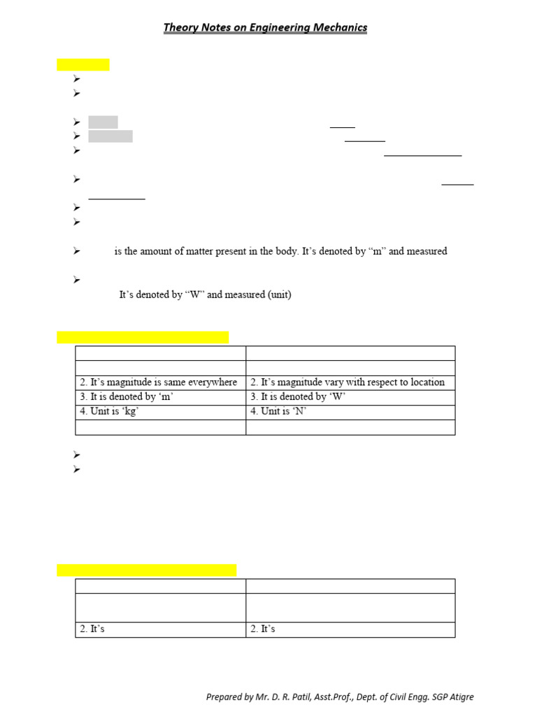 Dbatu Egm Theory | PDF | Friction | Force