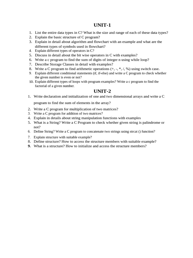 Pps Mid Imp Questions | PDF | Teaching Methods & Materials | Computers