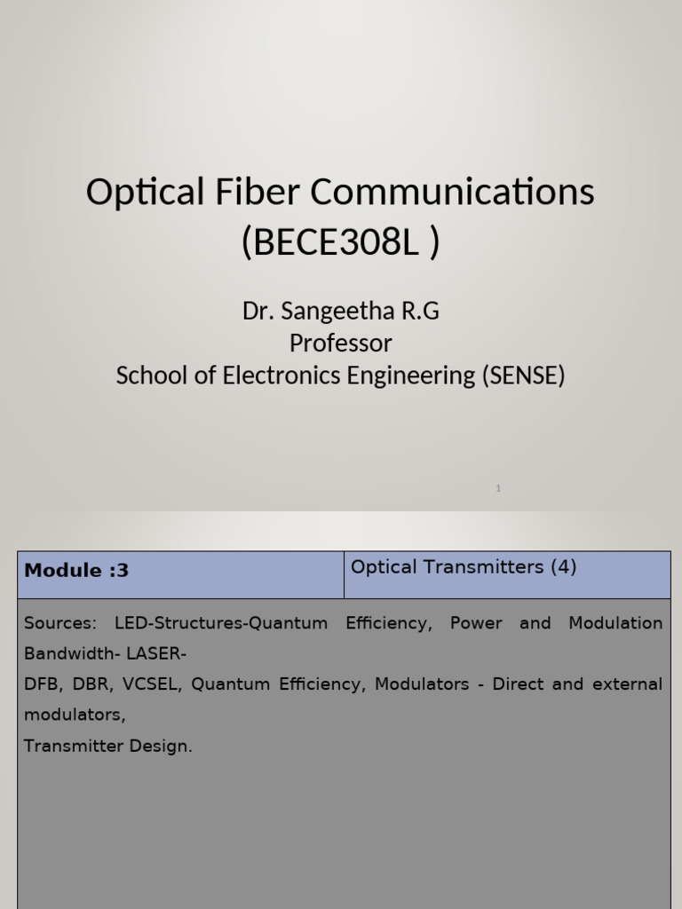 Module-3 | PDF | Laser | Light Emitting Diode