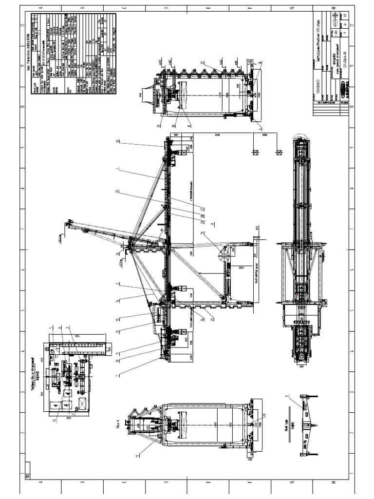 Cranes General Arrangement P2 | PDF