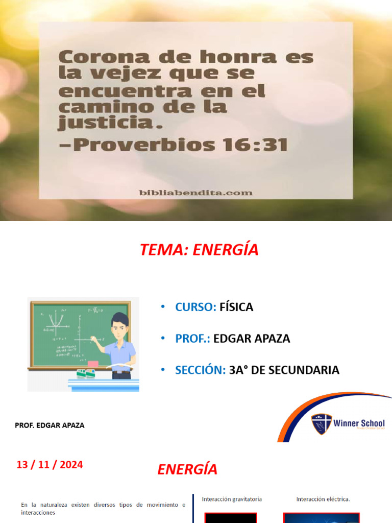 Fis Energía - 3a Sec | PDF