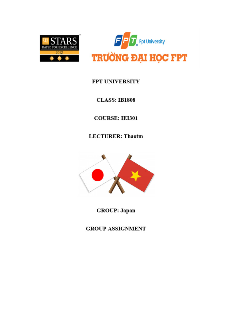 2024 10 30T14 - 55 - 04.134Z - IEI301 IB1808 Japan Group Assignment Report | PDF | Customs | Cargo