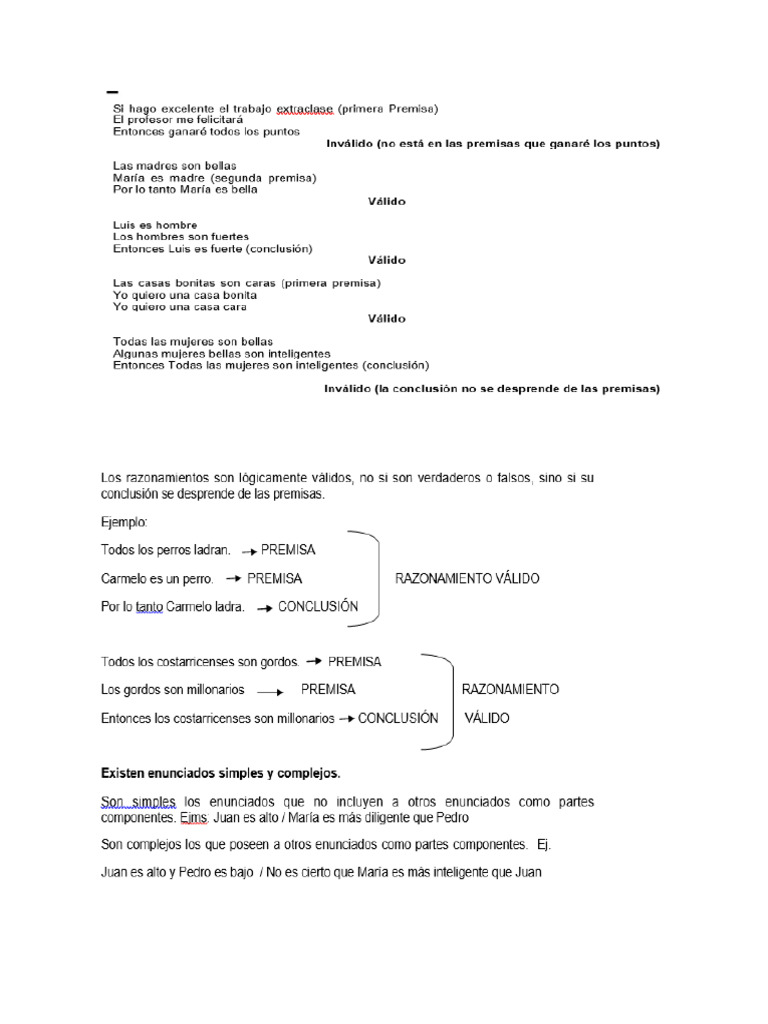 Ejemplo de Premisa | PDF