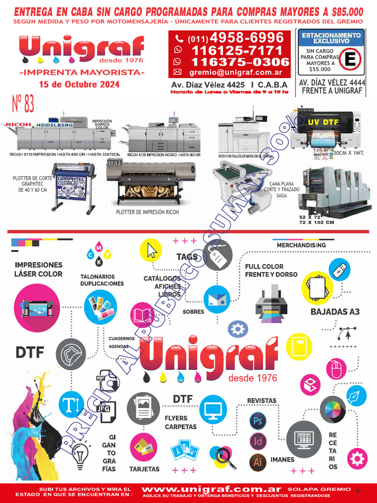 Unigraf PUBLICO N 83 15 10 20240 | PDF | Diseño gráfico