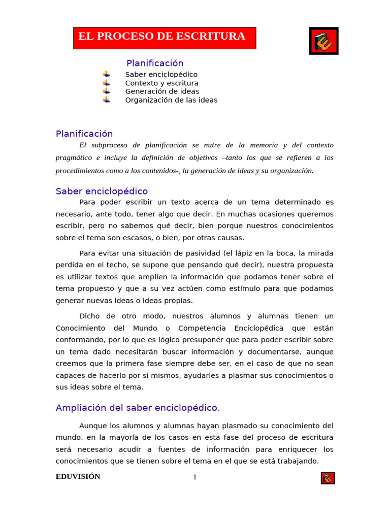 Estrategias de Escritura y Generación de Ideas | PDF | Información ...