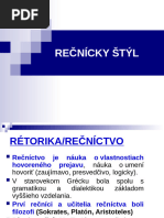 Sloh - Slávnostný Prejav | PDF