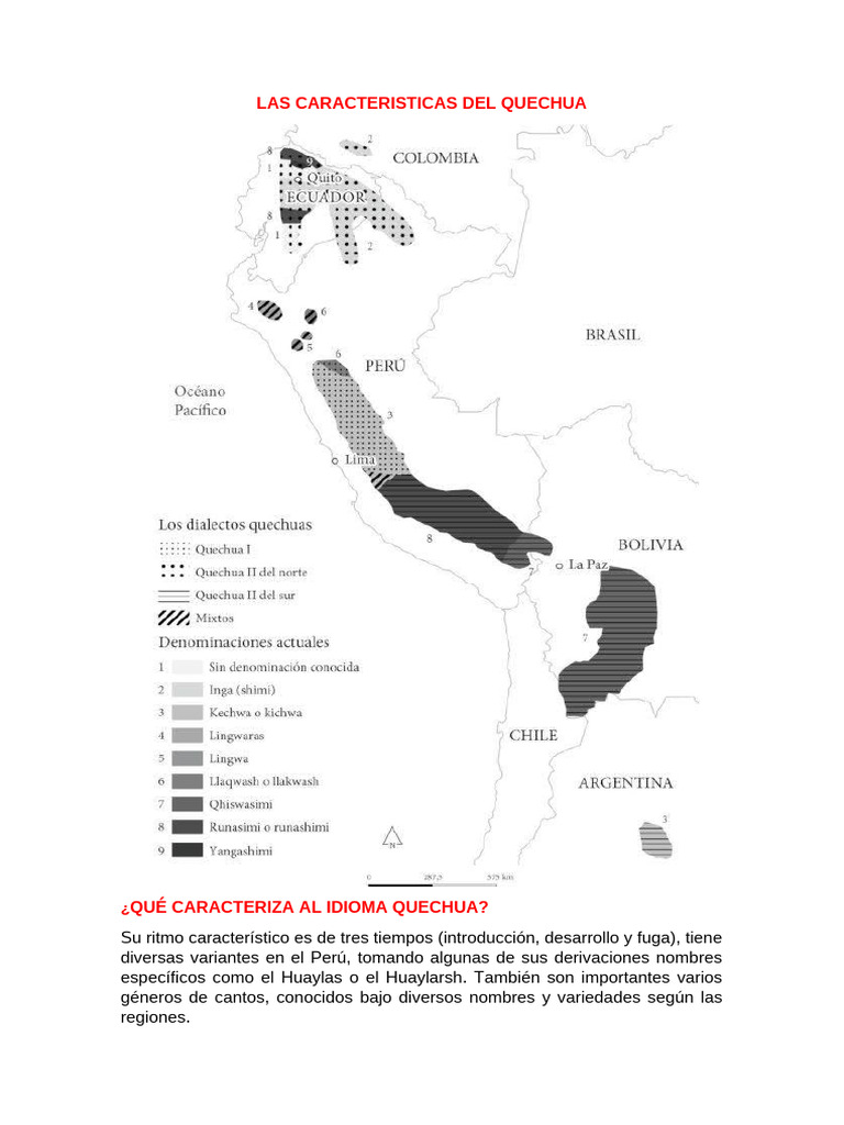 Las Caracteristicas Del Quechua | PDF | Vocal | Perú