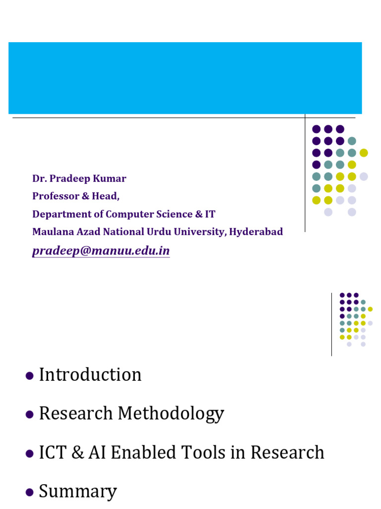 AI Tools for Research and Teaching | PDF | Educational Technology ...