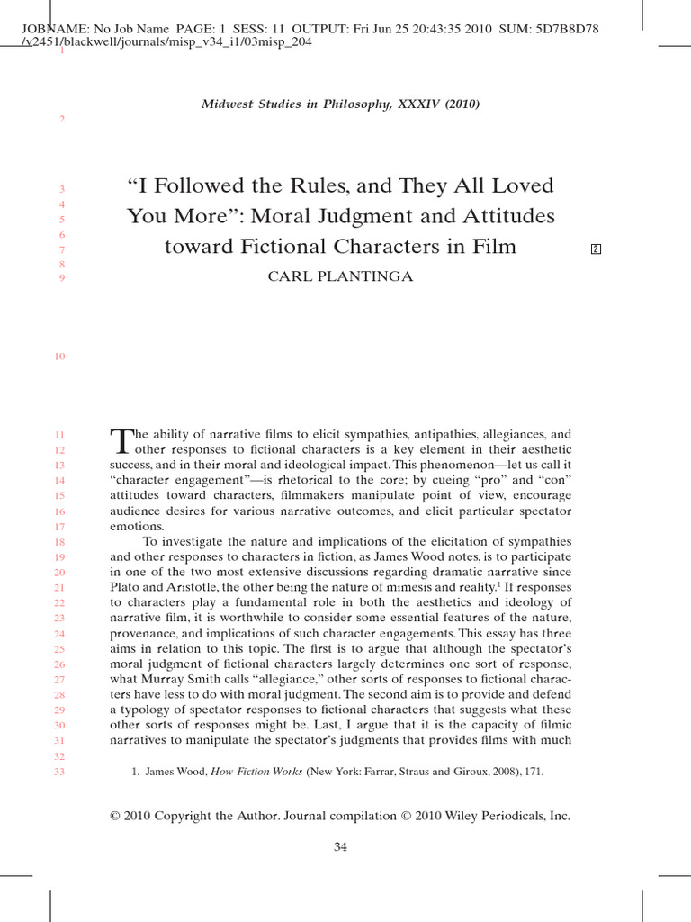 I Followed The Rules and They All Loved | PDF | Sympathy | Empathy