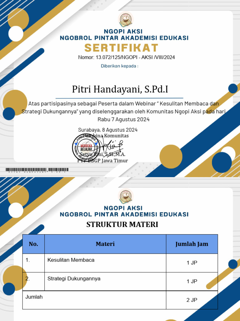 Pitri Handayani, S.Pd.I | PDF