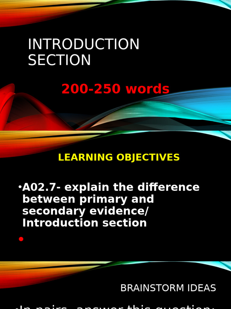 IGCSE IR Introduction | PDF | Art | Technology & Engineering