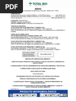 Bula do Inseticida Biobrev Full | PDF | Embalagem e rotulagem | Desperdício