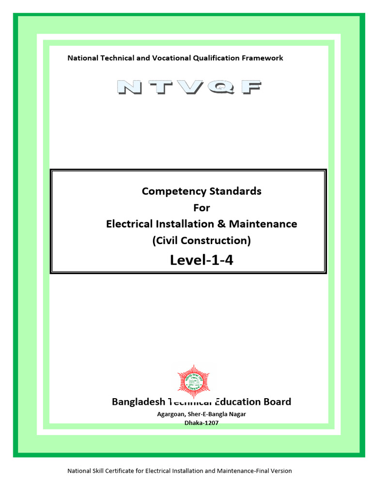 ZzElectrical Installation & Maintenance (Civil Construction) Level-1-4 ...