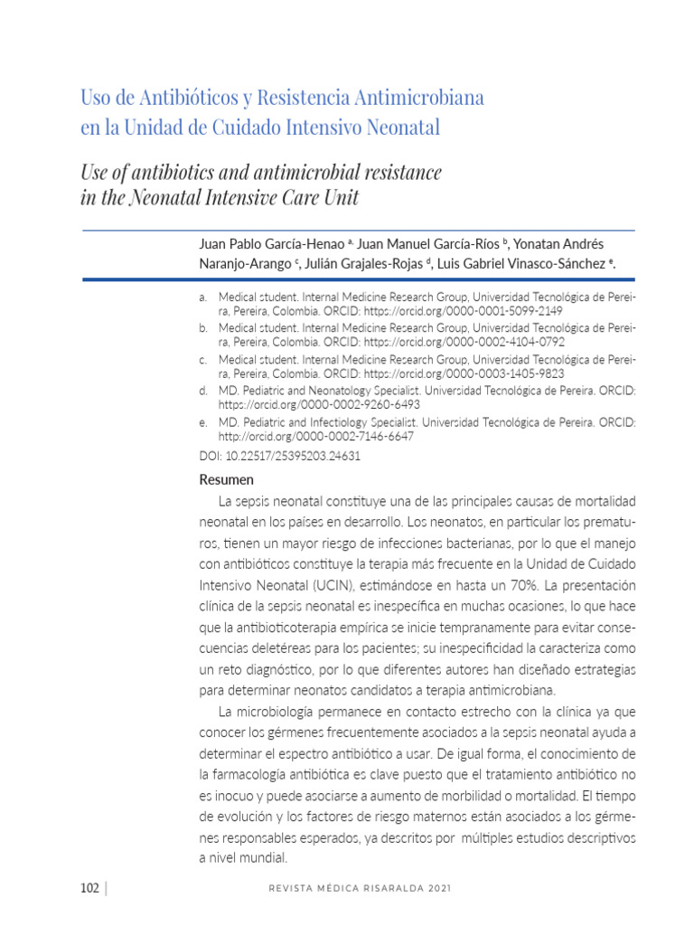 0122 0667 Rmri 27 02 102 | PDF | Septicemia | Infantes