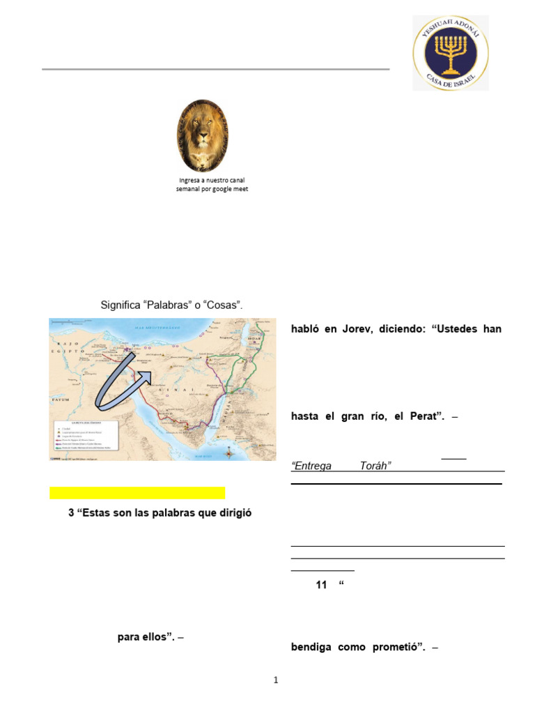 Parashá # 44 Devarim | PDF | Tetragrammaton | Joshua