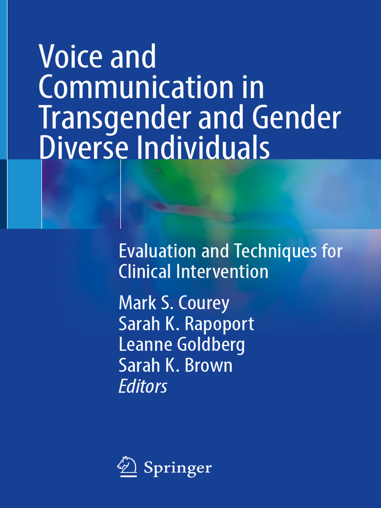 Voice and Communication in Transgender and Gender Divers Individuals ...