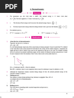 Physics Class 11 Formula Sheets - Thermodynamics FS | PDF | Heat ...