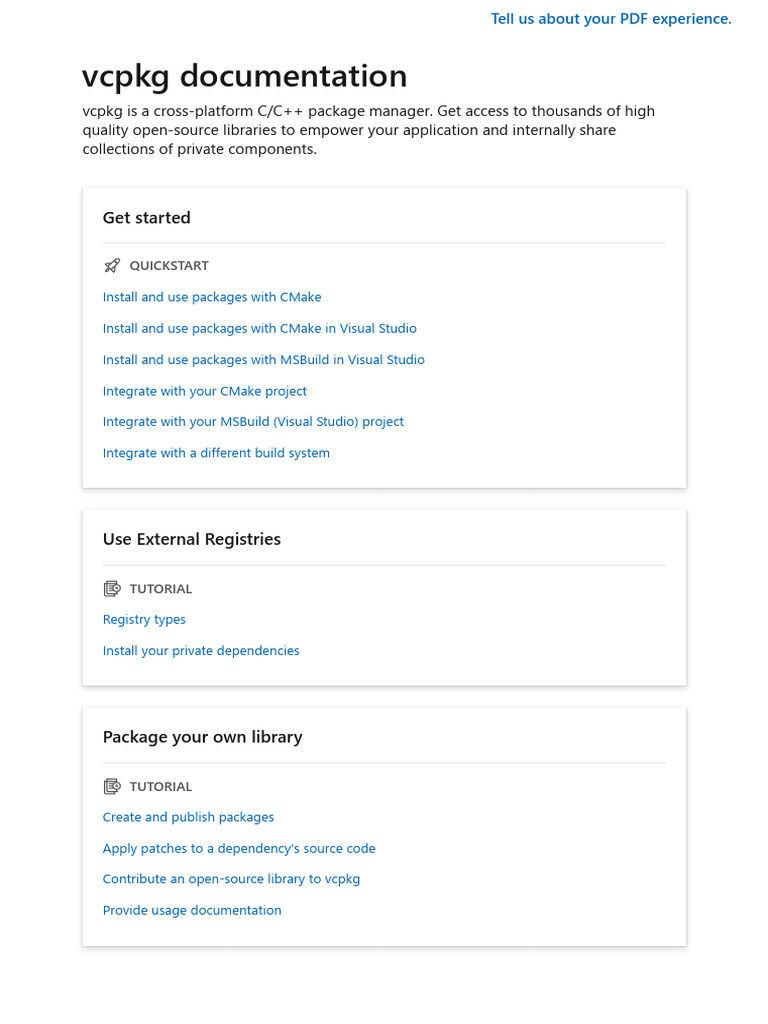 VCPKG | PDF | Command Line Interface | Software Repository