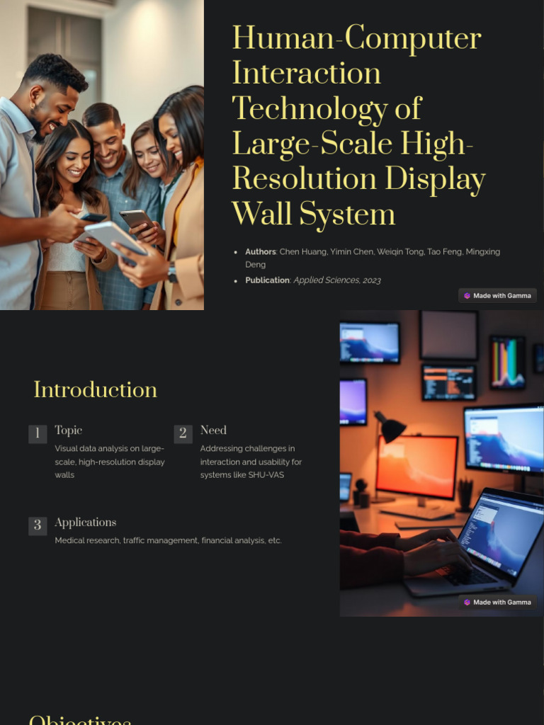 Human Computer Interaction Technology of Large Scale High Resolution Display Wall System | PDF ...