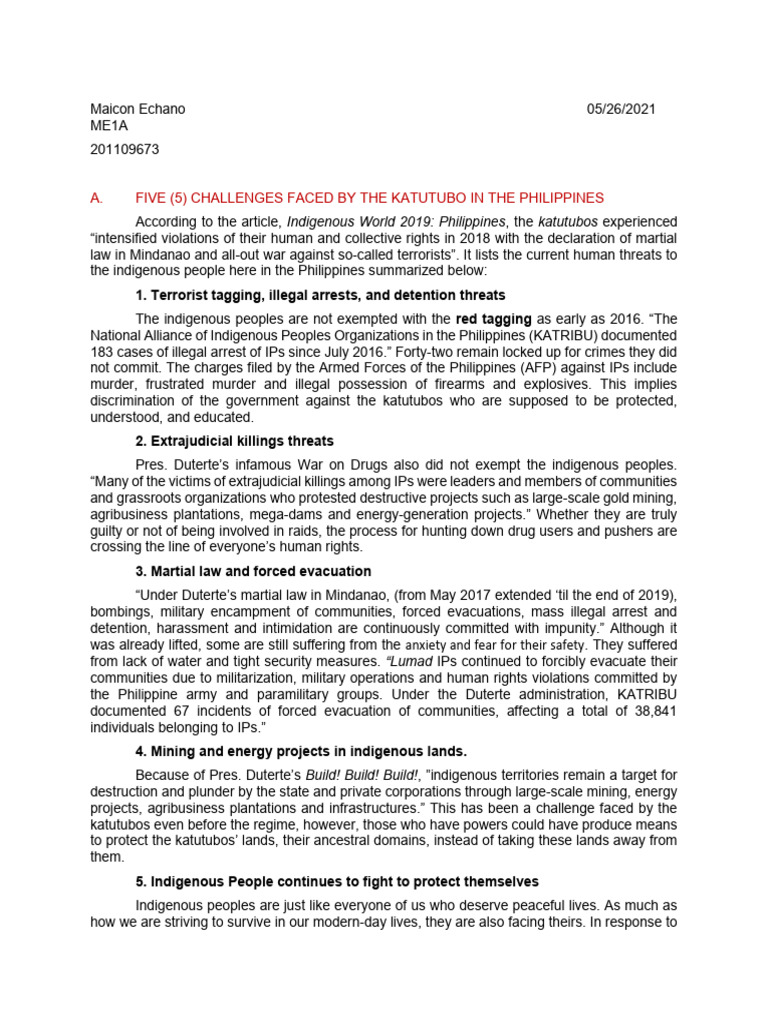 ME1A - IP Challenges - ECHANO | PDF