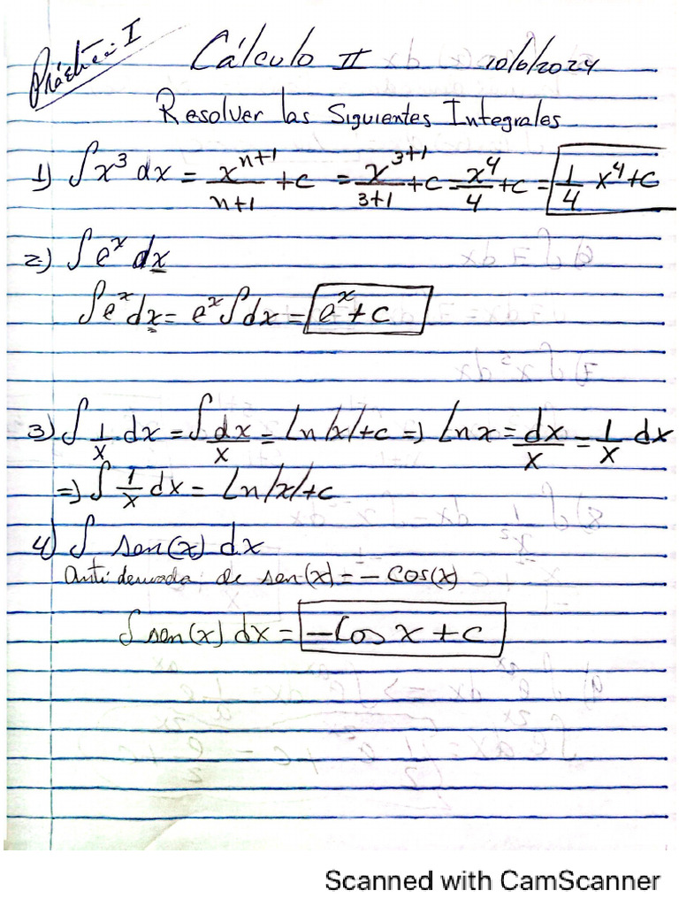 Practica #1 de Calculo II | PDF