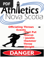 Discus Throw Rules and Measurements | PDF | Track And Field | Athletic ...