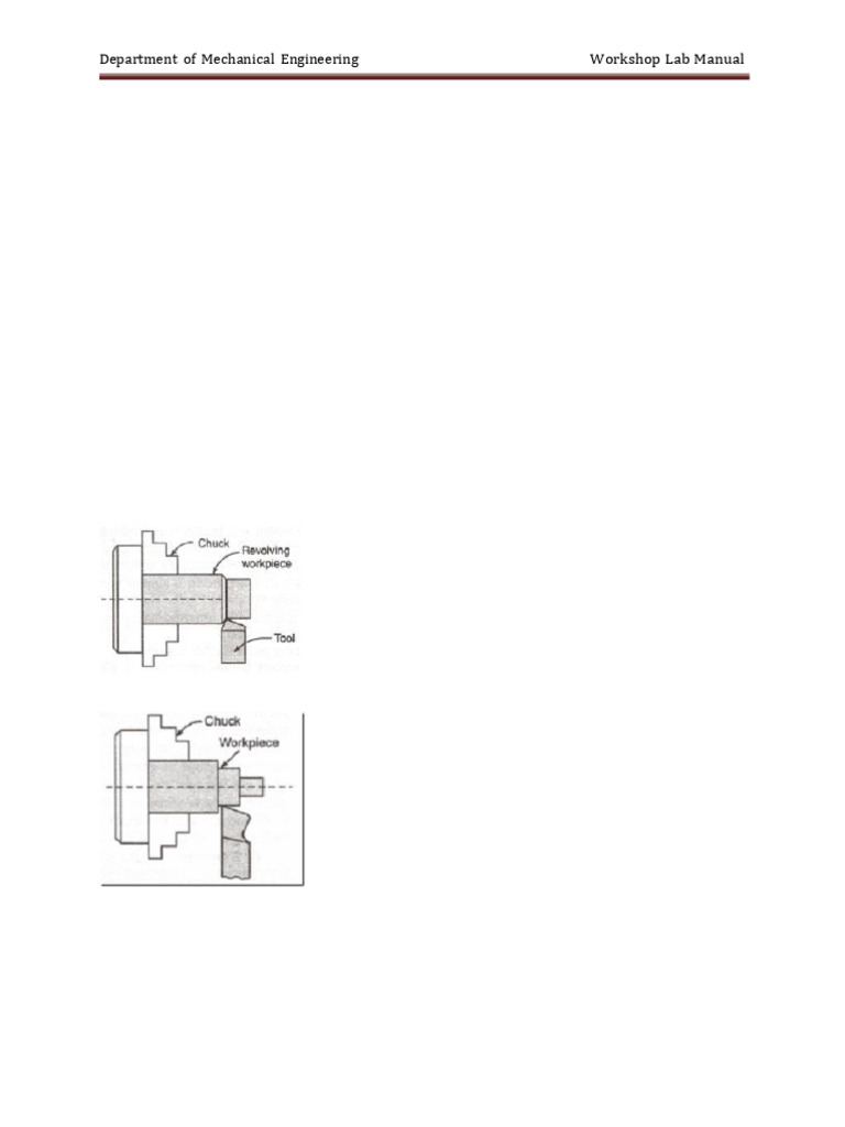 Practical-3 Lathe Operations | PDF | Machining | Drilling