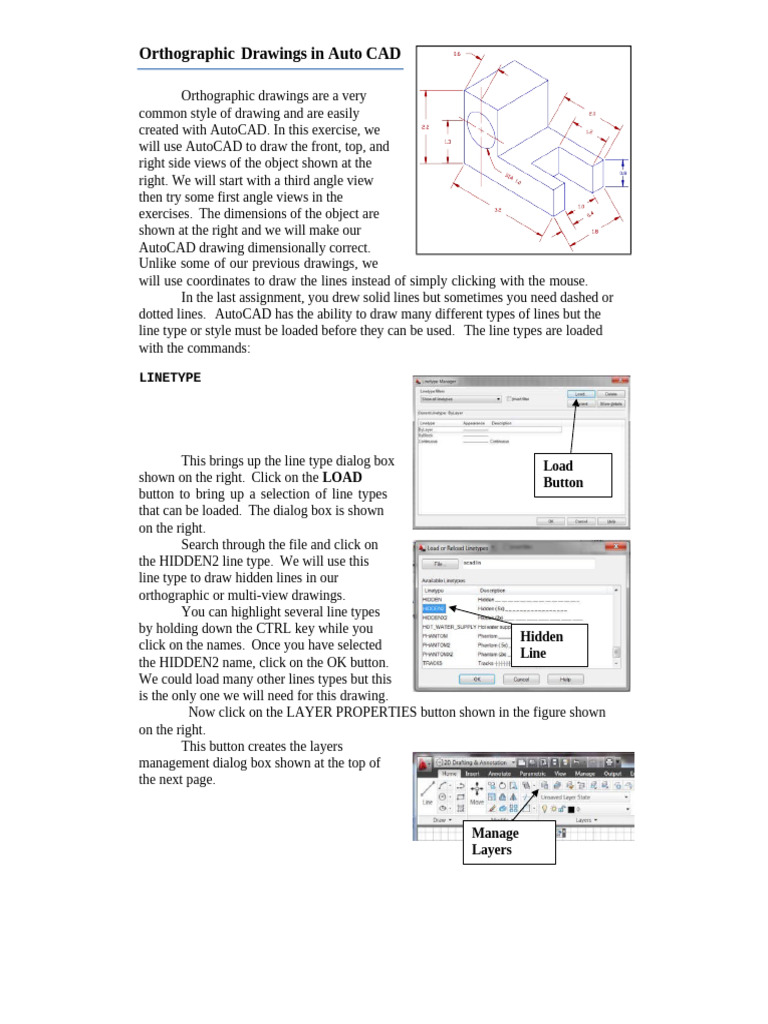 L 31 A Ortho Graphic View AutoCAD 2 | PDF | Auto Cad