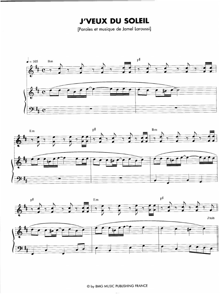 J'Veux Du Soleil | PDF