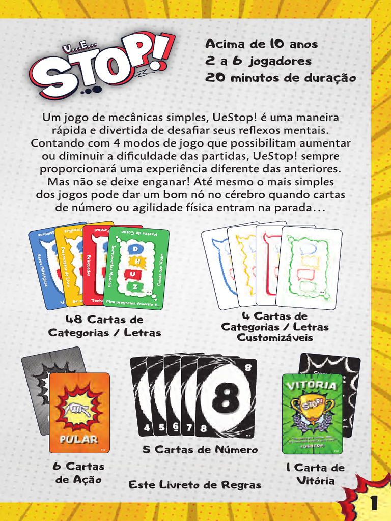 Uestop Manual de Regras 190872 | PDF