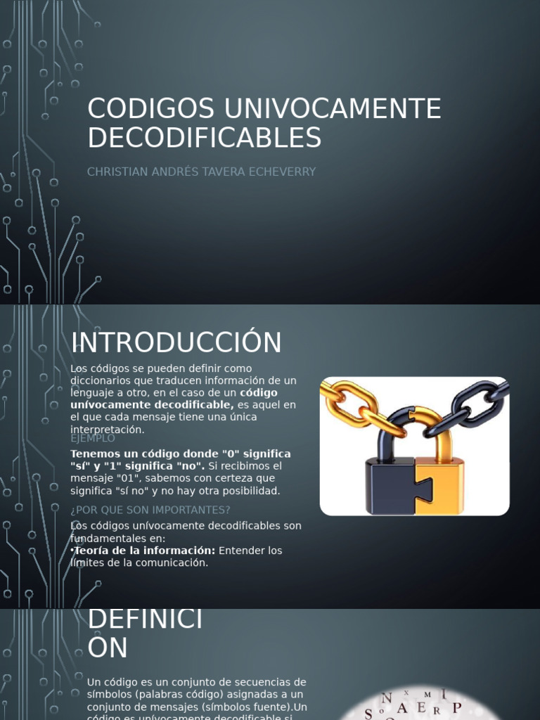 Codigos Univocamente Decodificables | PDF | Informática teórica | Informática