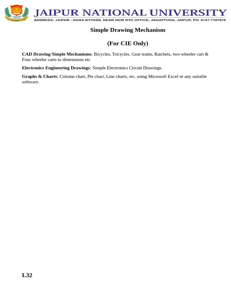 L 32-37 Simple Drawing Mechanism | PDF | Chart | Microsoft Excel
