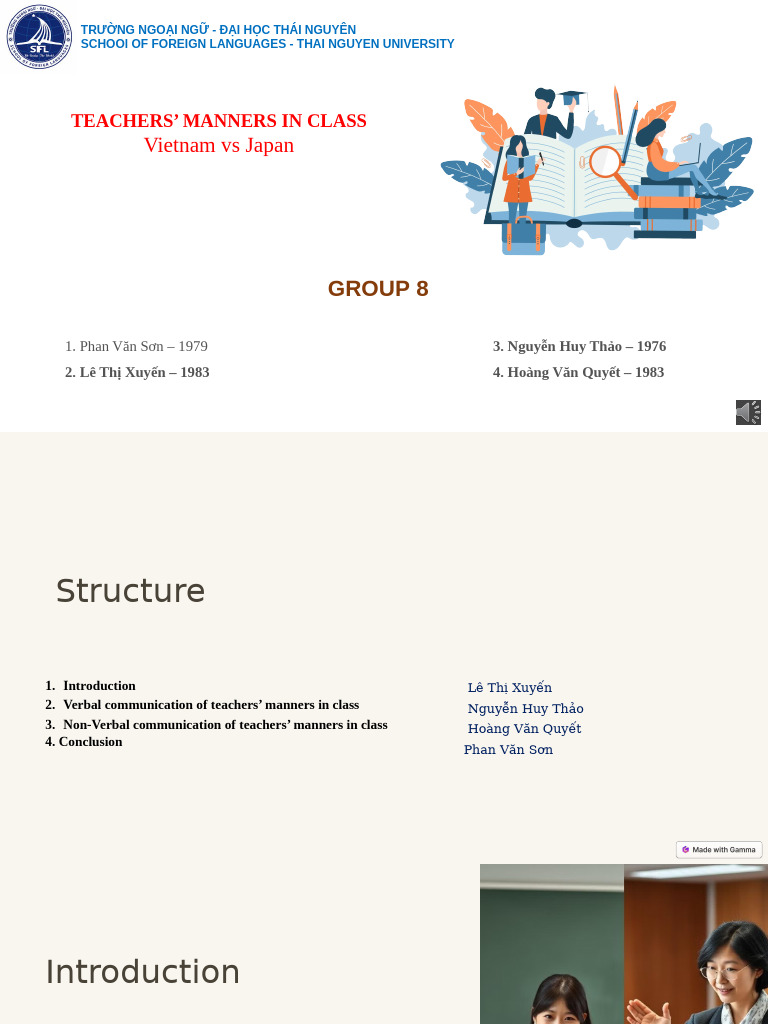 Teacher Communication Vietnam Vs Japan (Gro8) | PDF | Nonverbal ...