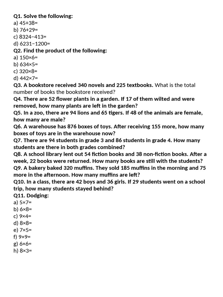 math practice | PDF