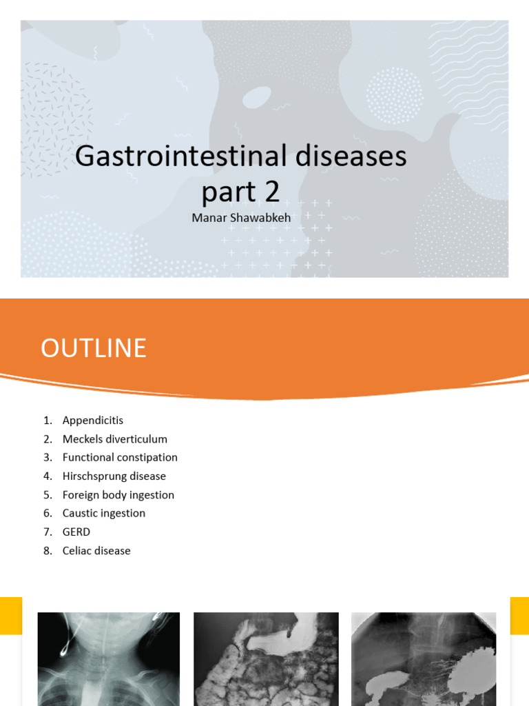 Key Gastrointestinal Diseases Overview | PDF | Diarrhea | Constipation