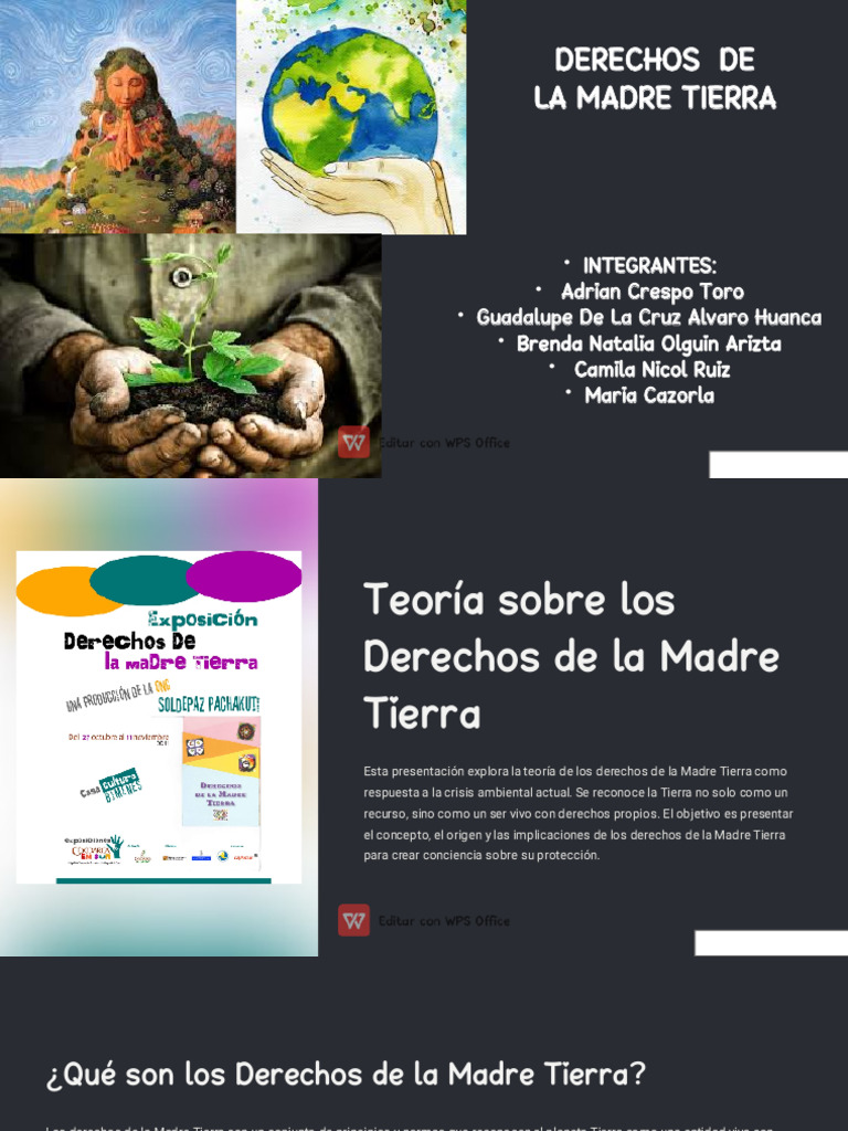 Teoria Sobre Los Derechos de La Madre Tierra | PDF | Tierra | Entorno natural