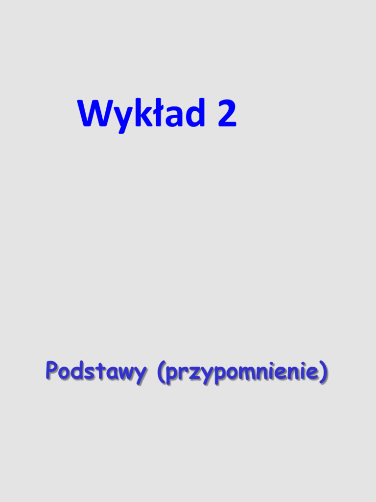 PE Wyklad - 02 - PP | PDF
