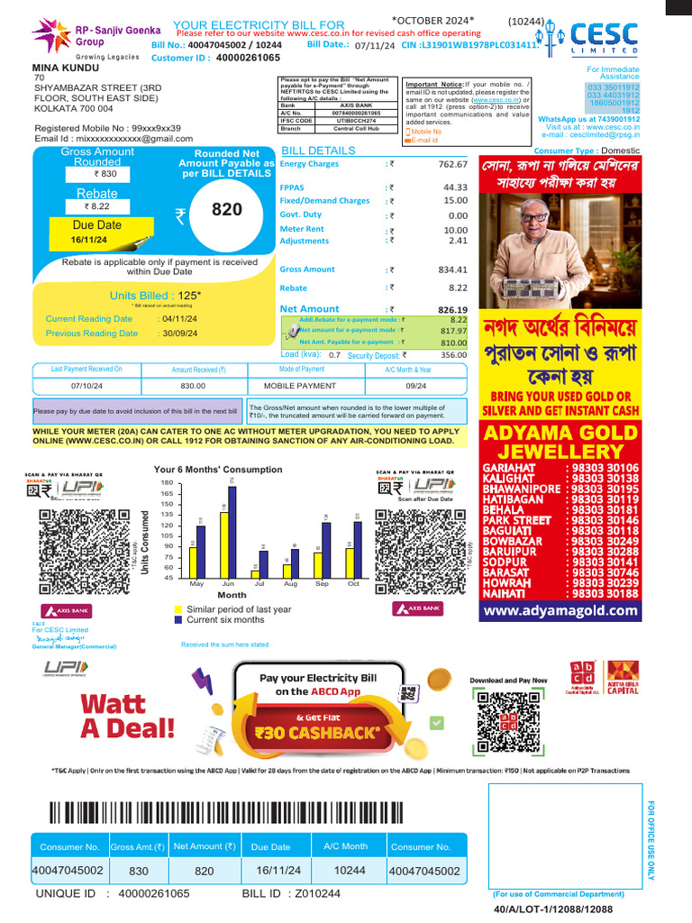 LT BILL 40047045002 Oct24 | PDF | Money | Banking