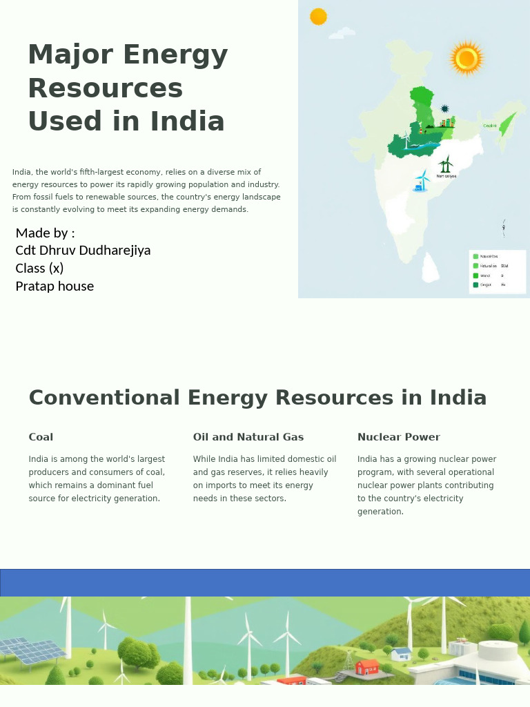 Indias Energy Landscape Balancing Conventional and Renewable Resources ...