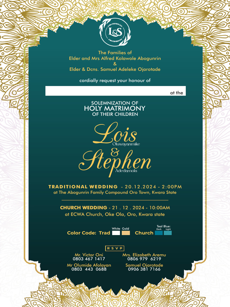 DGR8 STEPHEN WEDDING INVITATION Approved | PDF | Cooking, Food & Wine