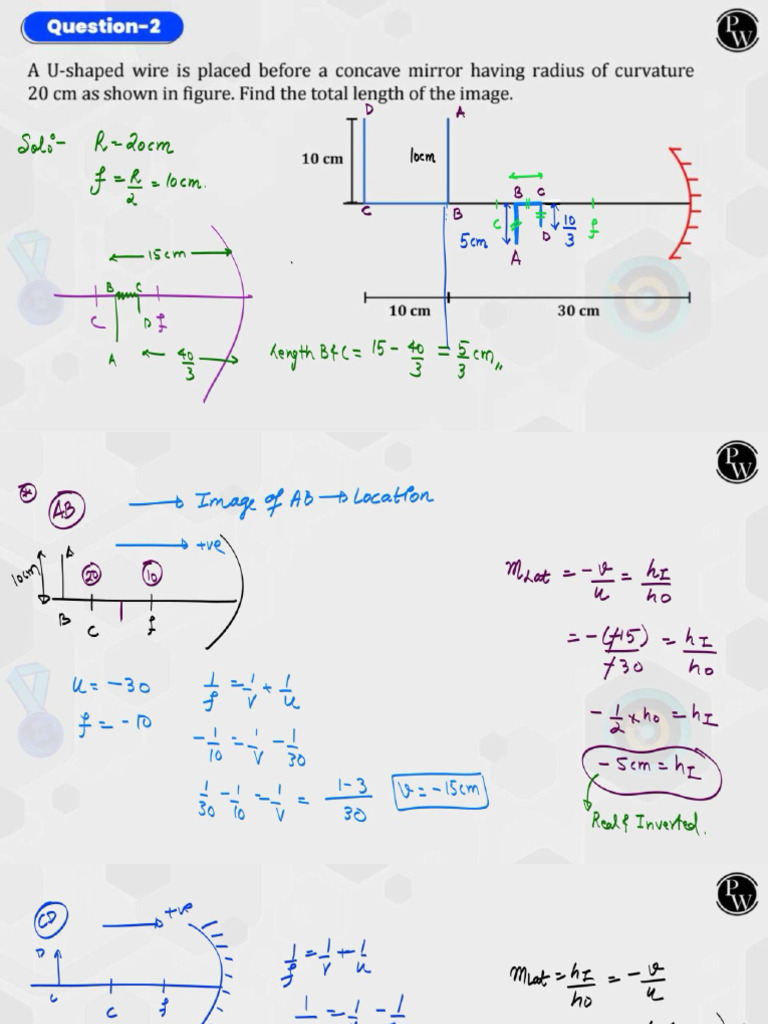 Ray Optics And Optical Instruments 07 Class Notes Lakshya Jee 2024 Pdf