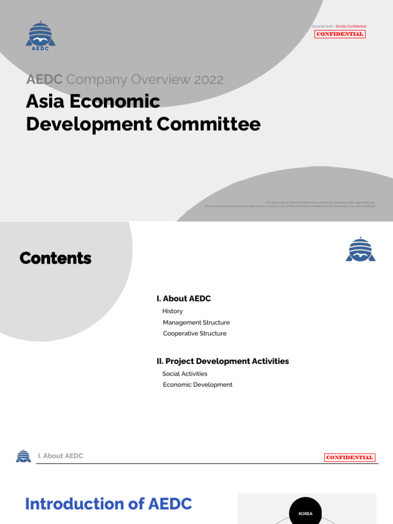 AEDC - Company Overview 2022 | PDF | China | World Politics