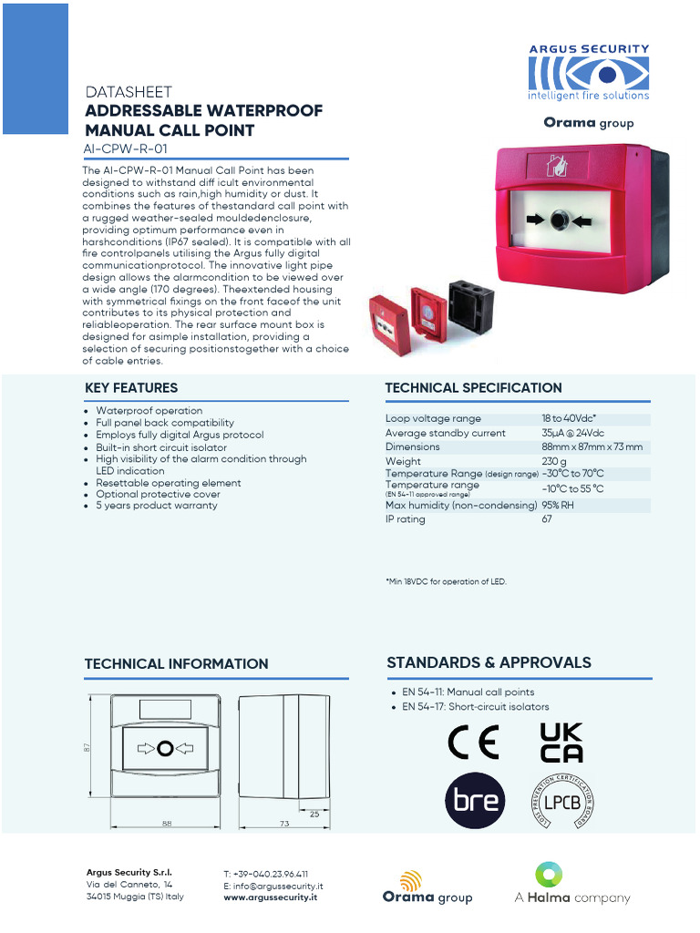AI CPW R 01 Sales Datasheet | PDF | Electrical Engineering | Manufactured Goods
