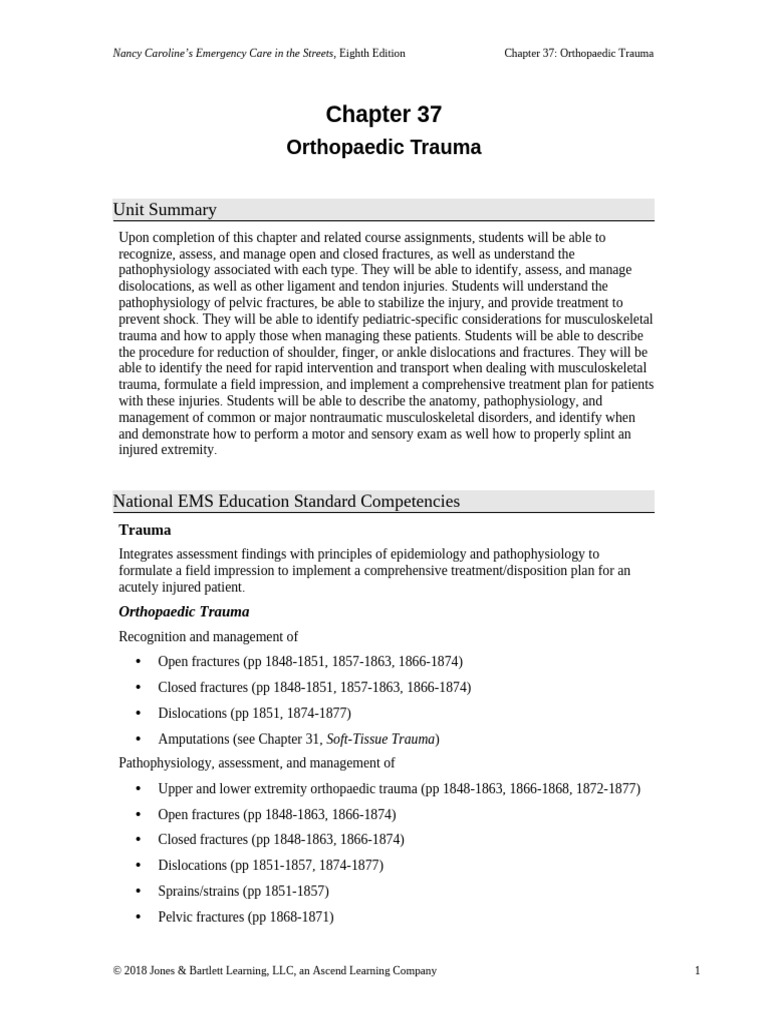Orthopaedic Trauma Management Essentials | PDF | Anatomical Terms Of ...